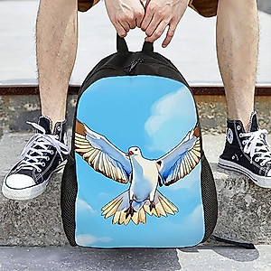 RLDOBOFE Seagulls in flight Backpack For Women Men Travel Laptop Backpack Rucksack Casual Daypack Lightweight Travel Bag