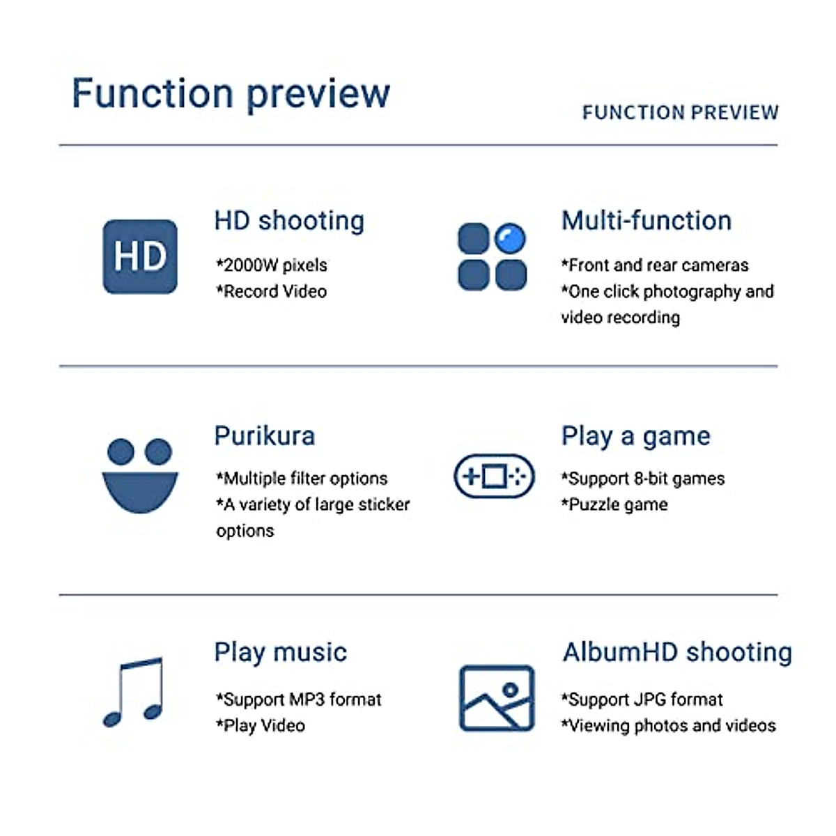 Lopunny 20MP Kids Camera with 32GB SD Card, Full HD 1080Pq Front and Rear Dual Cameras Digital Camera for Age 3-14 Boys and Girls Rechargeable Mini Camera with Puzzle Games for Students, Teens (Pink)