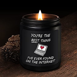 Candle Gifts for Men, Anniversary Birthday Funny Scented Candles Gifts for Him, Romantic I Love You Gifts for Boyfriend Husband Fiance Couple, Sandalwood