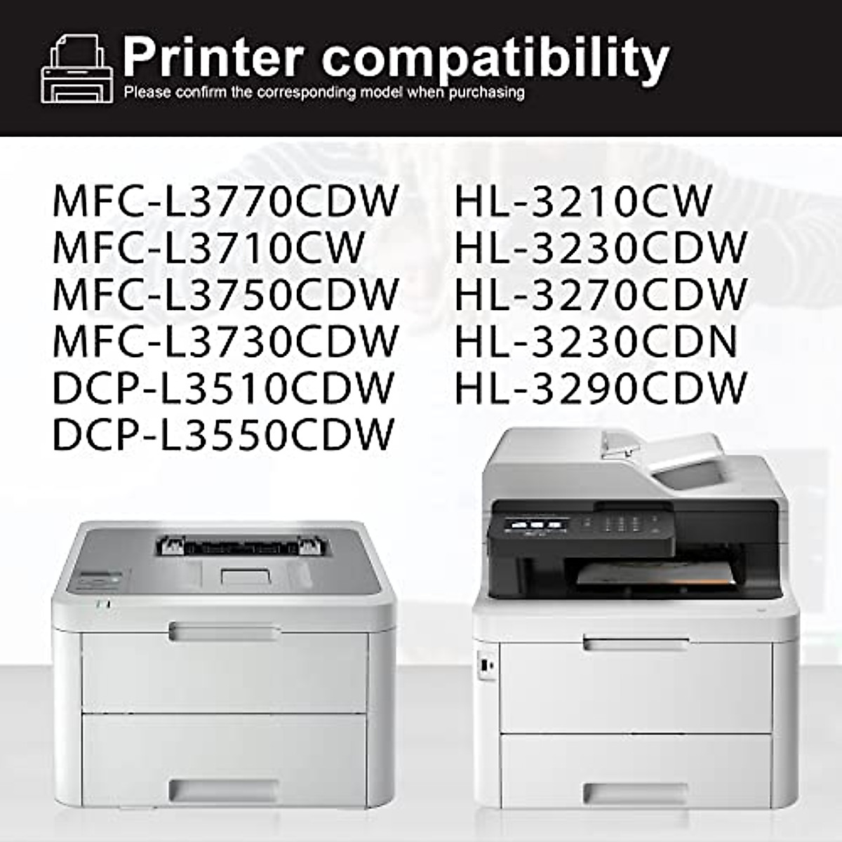 AK (Page Yield Upto 2,300 Pages) TN223Y Toner Cartridge Compatible Replacement for Brother TN 223 TN-223 MFC-L3770CDW L3710CW L3750CDW L3730CDW HL-3210CW 3230CDW Printer (Yellow, 1-Pack)