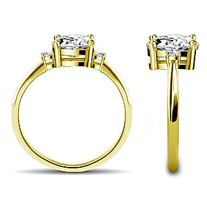 Star K Oval 8x6mm Genuine Opal Engagement Promise Ring 14 kt Yellow Gold Size 8