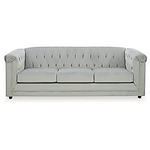Signature Design by Ashley Josanna Sofa, 93"W x 38"D x 33"H, Grey