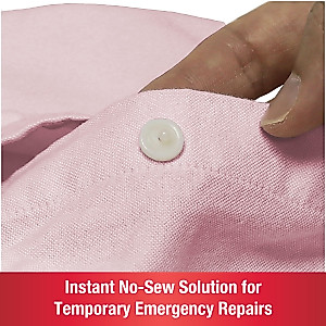 SINGER Button Fast™ Replacement Fasteners and Buttons Bundle - Quick Fix Temporary Solution for Missing Buttons and Clothing Repairs