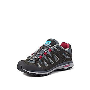 Karrimor Women's Walking Low Rise Hiking Boots, Black C Pink, 9.5