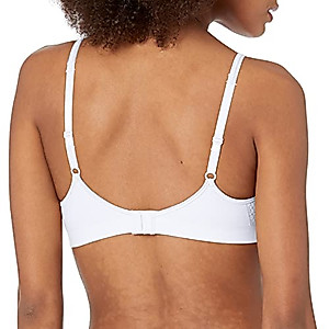 Hanes Women's Wireless Seamless Convertible ComfortFlex Fit Padded Bra, White, X-Large