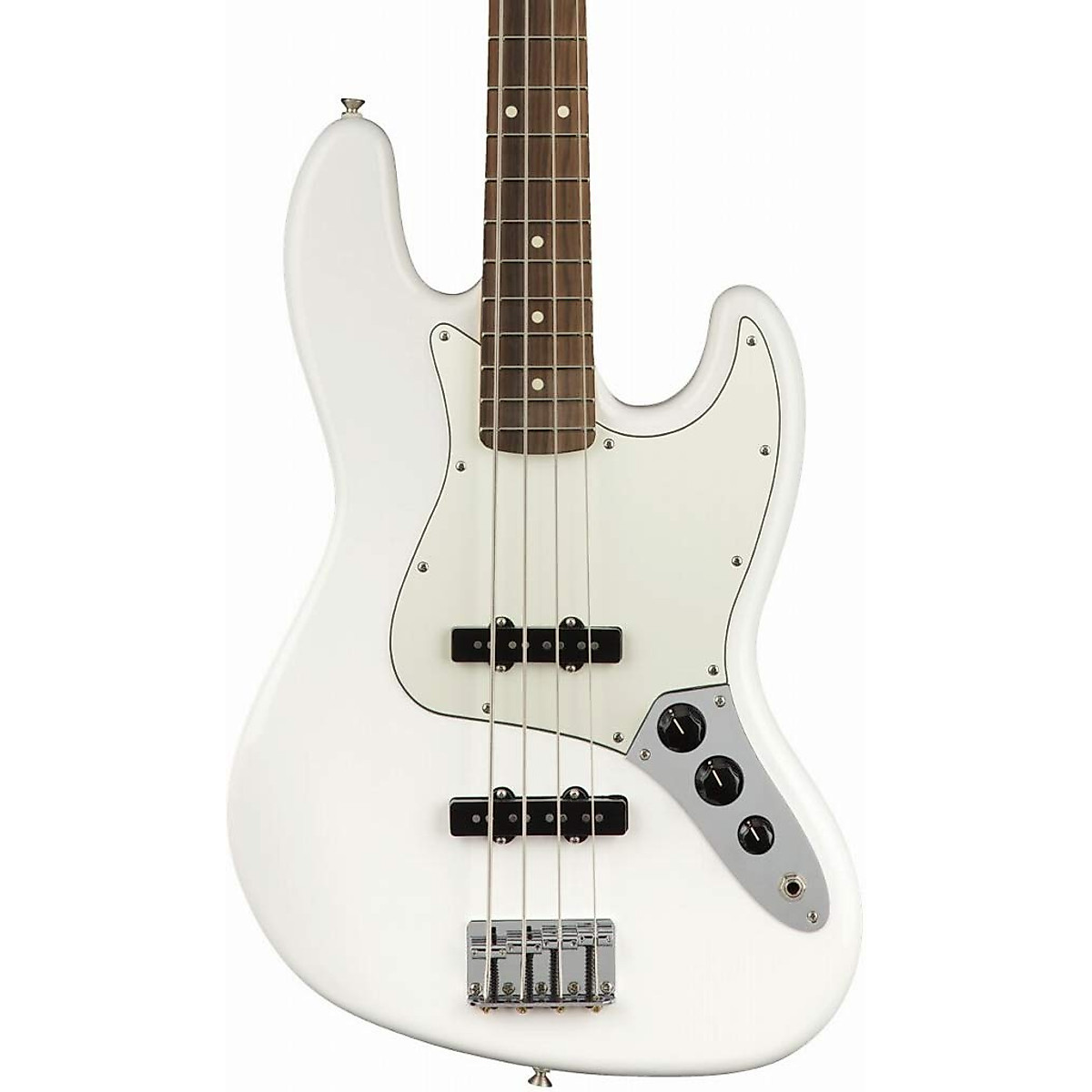 Fender Player Jazz Bass, Polar White, Pau Ferro Fingerboard