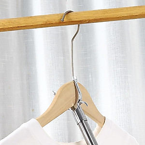 ccHuDE 3 Pcs U Shaped Utility Hooks Clothes Pole Replacement Hooks Drying Pole Forks Clothes Rail Forks for Reach Pole
