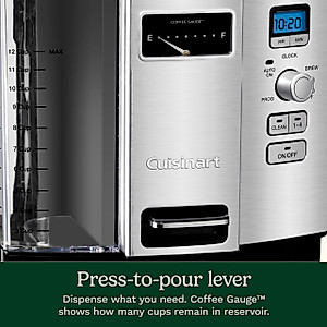 Cuisinart DCC-3000 Coffee-on-Demand 12-Cup Programmable Coffeemaker, Black