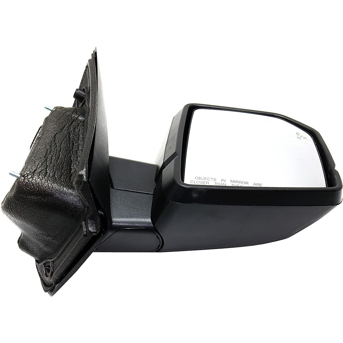 Kool Vue Driver & Passenger Side Power Heated Mirrors for Ford F-150 2015-2019 Power Fold With Signal Light, Blind Spot Monitor; without Memory Textured w/o 360-Degree Cam