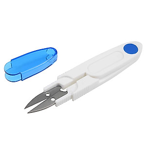 uxcell U-Shaped Cutter Covered Trimming Scissors Embroidery Sewing Tool Craft Cutting Pliers for Variety of Material Fabric Thread
