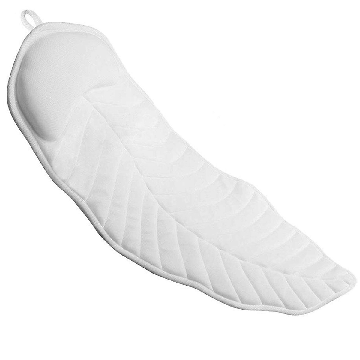 Idle Hippo Full Body Bath Pillow with No-Slip Suction Cups, Extra Wide Spa Bathtub Mattress for Neck Shoulder and Back Support, Headrest Cushion Hot Tub Accessories for Adults - 49'' x 19''