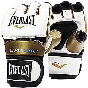 Everlast P00000661White/GoldML Everstrike Training Glove White/Gold ML