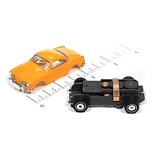 Auto World Thunderjet R34 1963 Karmann GHIA (Orange) HO Scale Slot Car