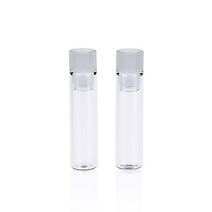 PEKYBIO Shell Vial, 1 mL Glass with Caps Installed, Pre-Assembled for Dissolution Systems,Pack of 200