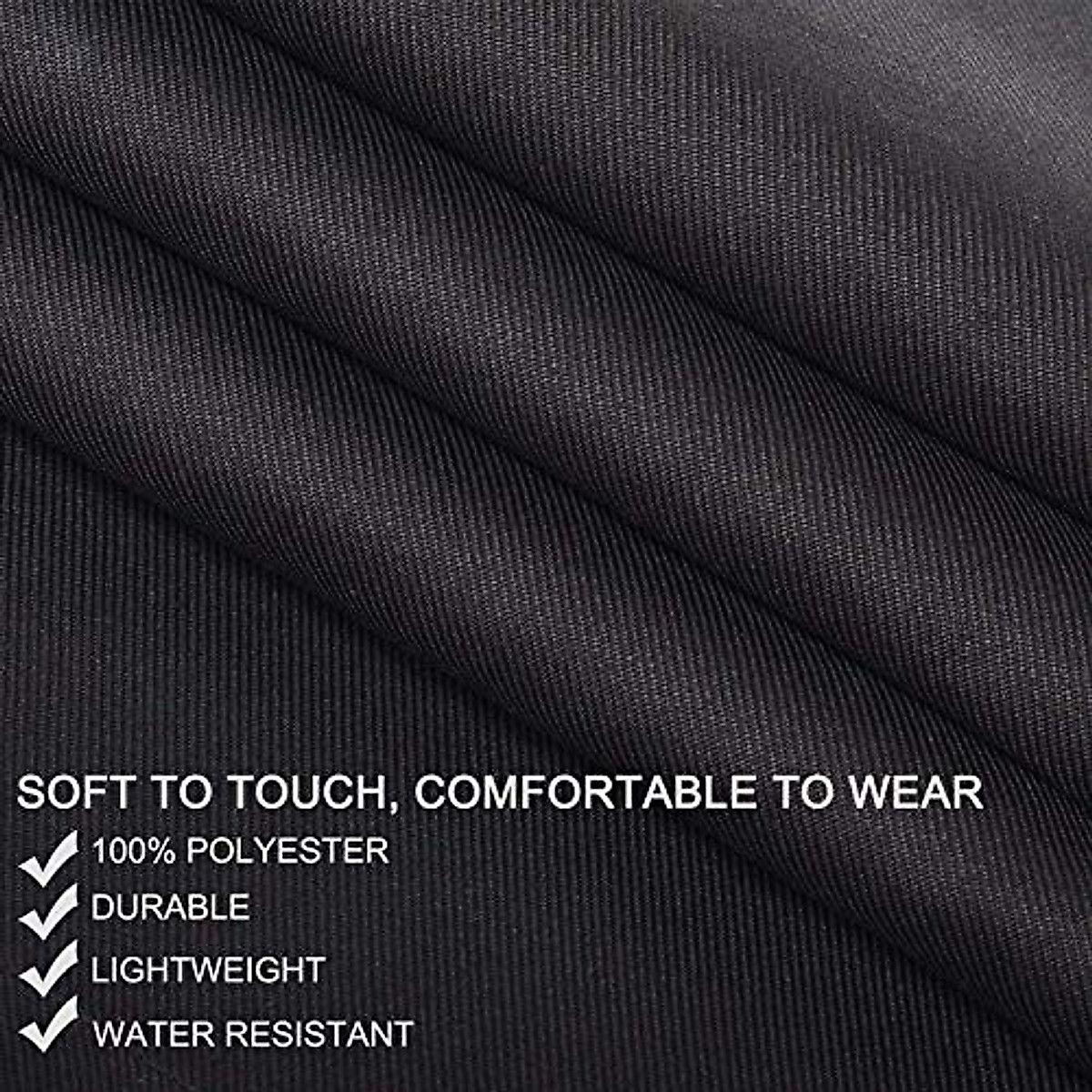 2 Pack Waitress Apron - Server Aprons with 3 Pockets - Water & Oil Resistant Waist Apron with Pockets - Black Aprons For Servers - Half Aprons For Women With Pockets - 12 Inch