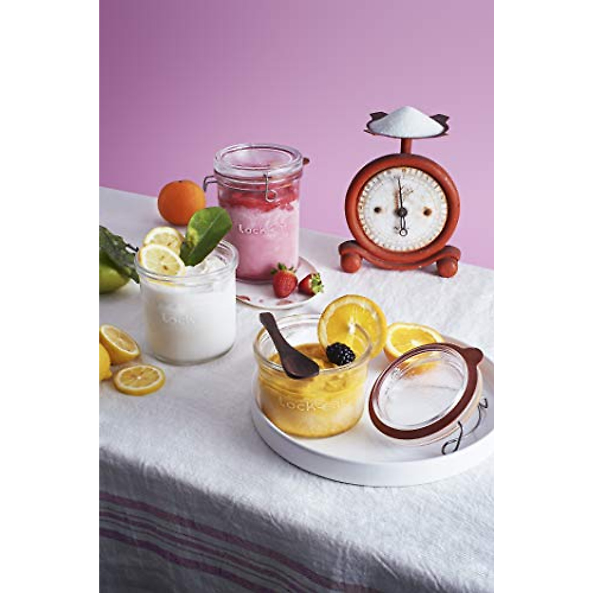 Luigi Bormioli Lock-Eat 17 oz XL Glass Food Jar, 1 Piece, Clear