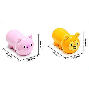 Cute Zoo Animal Chip Bag Clips – 3 Pc Pack – Durable Plastic Clip for Keeping Food Fresh, Organize Kitchen and Office – Perfect for Snacks, Travel & Super Adorable (Frog, Lion, Tiger)