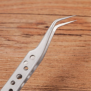 Wolfride Stainless Steel Tweezers Precision Tweezer Tool Set for Electronics Repair, Crafting (5 Pcs)