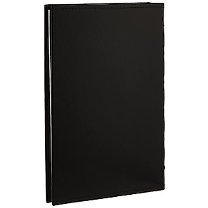 Pioneer Sewn Bonded Leather BookBound Bi-Directional Photo Album, Holds 300 4x6" Photos, 3 Per Page. Color: Black.