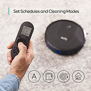 eufy by Anker, BoostIQ RoboVac 30, Robot Vacuum Cleaner, Upgraded, Super-Thin, 1500Pa Suction, Boundary Strips Included, Quiet, Self-Charging Robotic Vacuum, Cleans Hard Floors to Medium-Pile Carpets