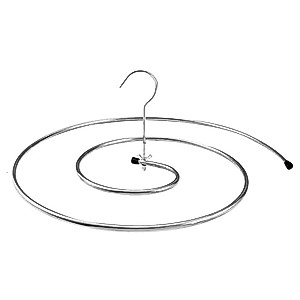 ljhnba Drying Rack Cloth Hanger Home Bed Sheet Blanket Hook Rotating Cloths Rack Stainless Steel Spiraling Drying Rack Drying Racks for Laundry