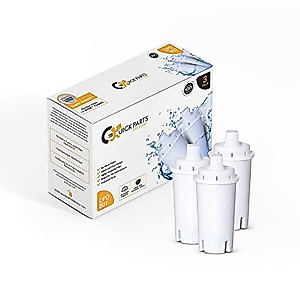 QPD-B01 - Compatible With Brita Replacement Filter, Brita Classic Reduces Chlorine, taste and odor, chloramine, particulate, iron, manganese, zinc and total dissolved solids (TDS) OB03 (3 Pack)