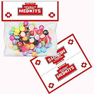 96 Pack Game Party Supplies Party Candy Decorations, 48 Pack Candy and Chocolate Bar Wrappers(2 Size), 12 Set of Candy Bags, 12 Pack Chocolate Coin Labels for Kids Game Party Favors1