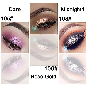 Ardorlove Metallic Glitter Eyeshadow Liquid, Shiny Liquid Eyeshadow Highly Pigmented, Long Lasting Liquid Metallic Eyeshadow, Metal Eye Shadow Liquid, Gift for Girls and Women -101