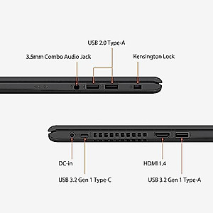 ASUS VivoBook 15 15.6" FHD Business Laptop Computer, Intel Quad-Core i5-1135G7 up to 4.2GHz (Beat i7-1065G7), 32GB DDR4 RAM, 1TB PCIe SSD, AC WiFi, Bluetooth, Black, Windows 11 Pro, BROAG HDMI Cable