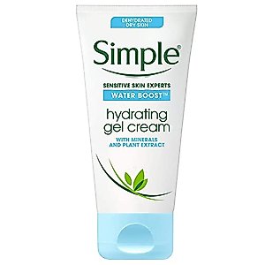 Simple Water Boost Hydrating Gel Cream, Face Moisturizer, 1.7 oz