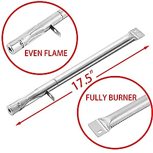 Charbrofire GR2210601-MM-00 614714 Replacement Parts for Members Mark Grill Parts GR2210601-MM-00 Flame Tamer 16261 Burner 09431 Crossover Rankam Sam's Club GR2210601MM00 Parts Heat Tent Tube Burner