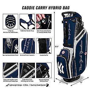 San Francisco Giants Caddie Carry Hybrid Golf Bag