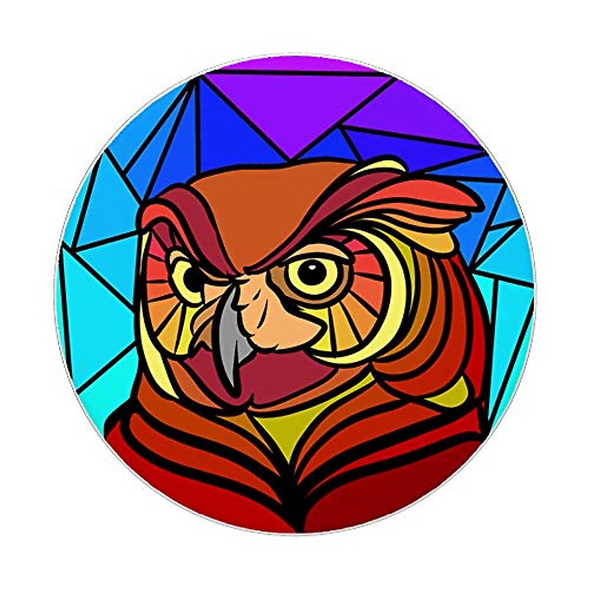 Awayk Owl Pop Phone Grip for Smartphones & Tablets PopSockets Grip and Stand for Phones and Tablets