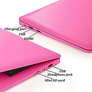 10.1" Inch Kids Laptop Computer, Netbook Powered by Android 7.1.1, Quad Core Processor, 2gb Ram, 32gb Storage, Bluetooth, WiFi