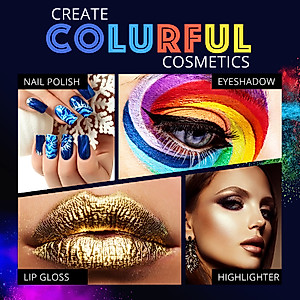 Craft Resin Mica Powder 26 Solid Colors, 4 Neon Glow for Epoxy Resin - 100% Natural, Cosmetic-Grade Resin Color Pigment Powder for Epoxy Resin DIY Crafts, Cosmetics, Soap - Cruelty-Free & Non-Toxic