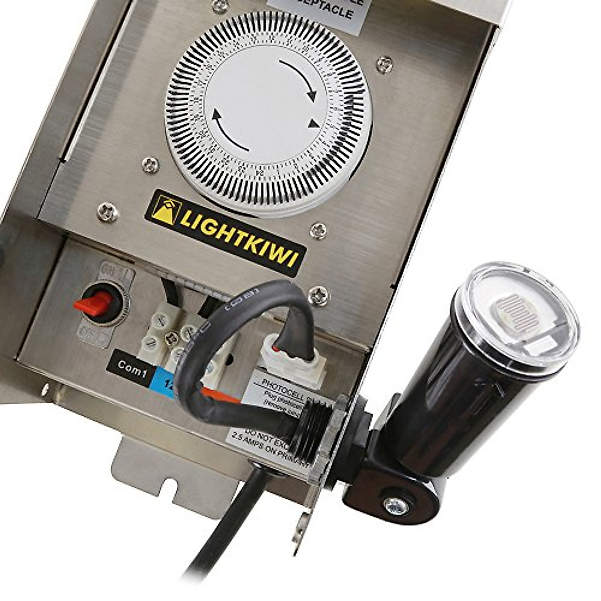 Lightkiwi L6709 Photocell for Low Voltage Landscape Lighting Transformer