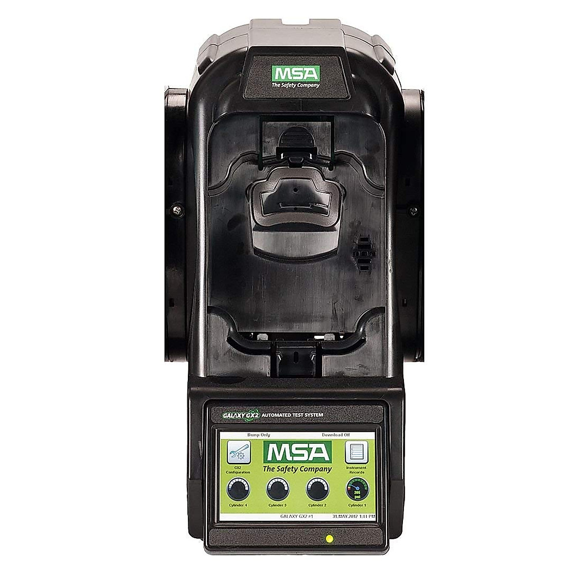 MSA 10128630 ALTAIR 4/4X Multi-Gas Detector Calibration Station/Galaxy GX2 Automated System Test Stand, 1 Valve, Color: Black, Portable Gas Monitor Calibration Test Dock