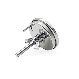 67088 67731 Accurate Grill Thermometer for Weber Genesis 300, Genesis II & Summit Series Grills, Genesis E/S 310 330 Temperature Gauge, Thermostat Replacement for Weber, Center Mount, 2-3/8” Diameter