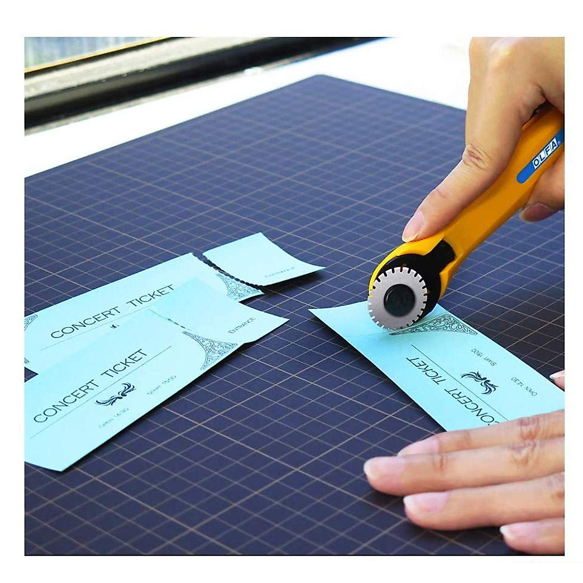 OLFA Perforation Cutter 28 235B / Replacement Blade(28mm) 2 Blades XB194 (with Our Shop Original Description of Goods)[ Zen_Zen_Zen Original Package]