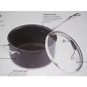 All-Clad B3 Nonstick 3 Qt. Sauce Pan With Loop & Glass Lid