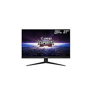 MSI G271, 27" Gaming Monitor, 1920 x 1080 (FHD), IPS, 1ms, 144Hz, FreeSync, HDMI, Displayport, Tilt
