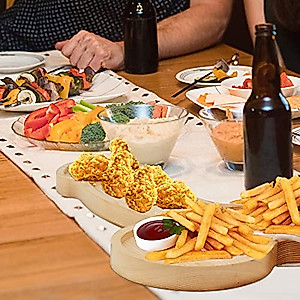 1 Pack Wood Board Cheese Aperitif Tray Charcuterie Boards, 15.8"x 10" Funny Kitchen Wine Meat Platter Unique Bachelorette Party Women Gifts for Housewarming Bachelor Party, Anniversary Wedding Couple