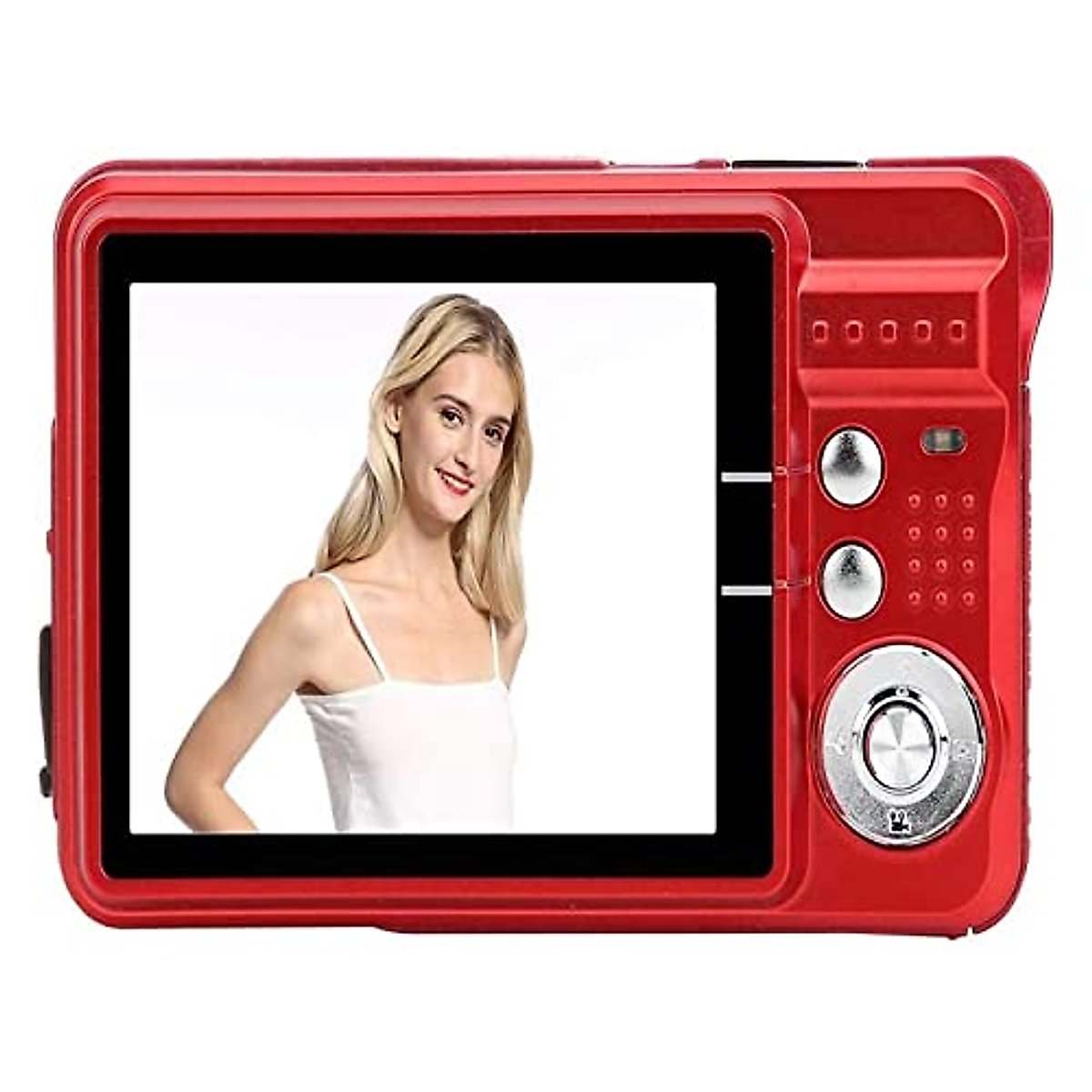 Digital Cameras for Photography Portable Camera, 8X Zoom Digital Camera, with 2.7 Inch TFT LCD Screen and Built-in Microphone, 1280x720 High Definition Video Camera, Auto Focus, Support SD (Color : A