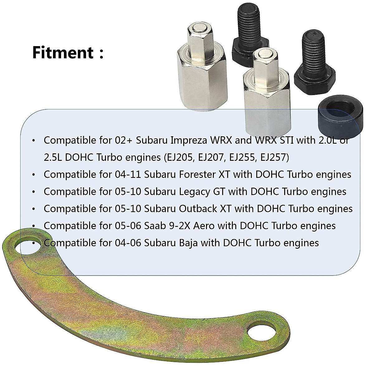 Mekar Cam Gear Lock Camlock Tool Compatible with DOHC Subaru WRX STi FXT, LGT OBXT Service Tools