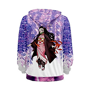 Gouvplr Anime hoodie Cosplay Costume novelty hoodies Pullover Sweatshirt Jacket With Pocket 4-M