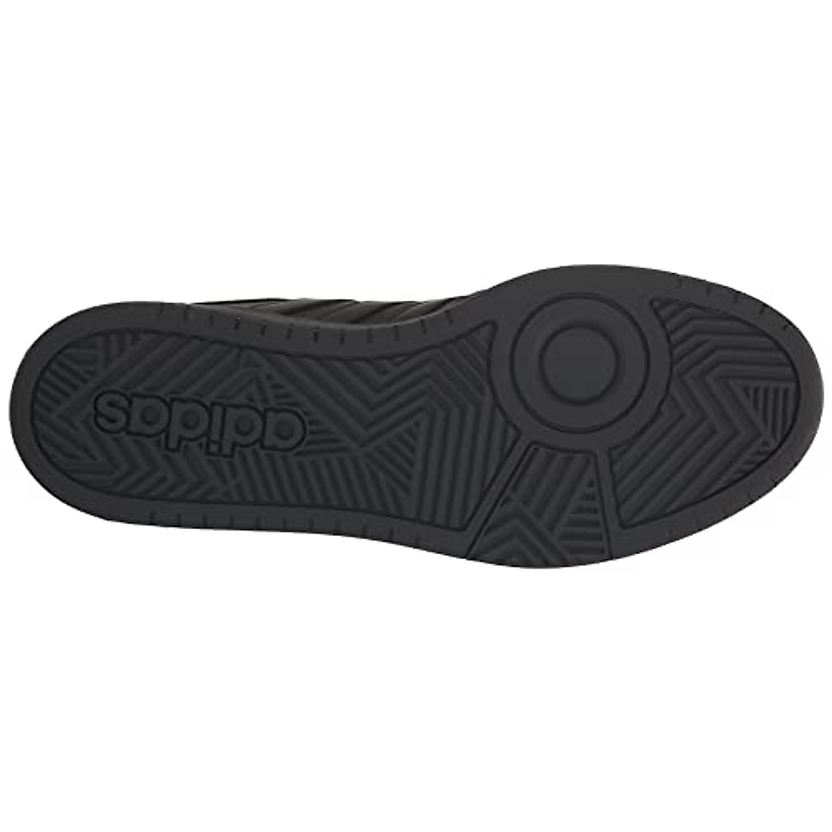 adidas Men's Hoops 3.0 Low Basketball Shoe, Black/Black/Carbon, 10