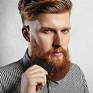 Perthlin 6 Pieces Palm Combs, Mini Brush, Wide Tooth Detangling Combs, Pocket Travel Combs for Men Women Curly hair