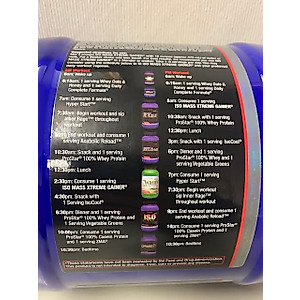 Ultimate Nutrition ISO Mass Xtreme Gainer, Isolate Protein Powder with Creatine - Weight Gain Serious Lean Muscle Mass with 60 Grams of Protein, Banana, 30 Servings