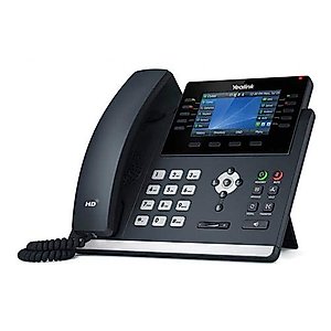Yealink SIP-T46U IP Phone [5 Pack] 16 VoIP Accounts. 4.3-Inch Color Display. Dual USB 2.0, Dual-Port Gigabit Ethernet, 802.3af PoE, Power Adapter Not Included