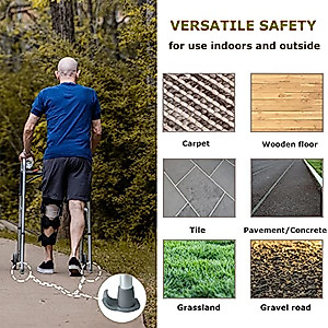 Aliseniors Walker Glide Skis for 1 1/8 Inch Tubes - Durable and Smooth Rolling Mobility Aid Accessory for Folding Walkers - Universal Fit Walker Feet Replacement, One Pair, Gray